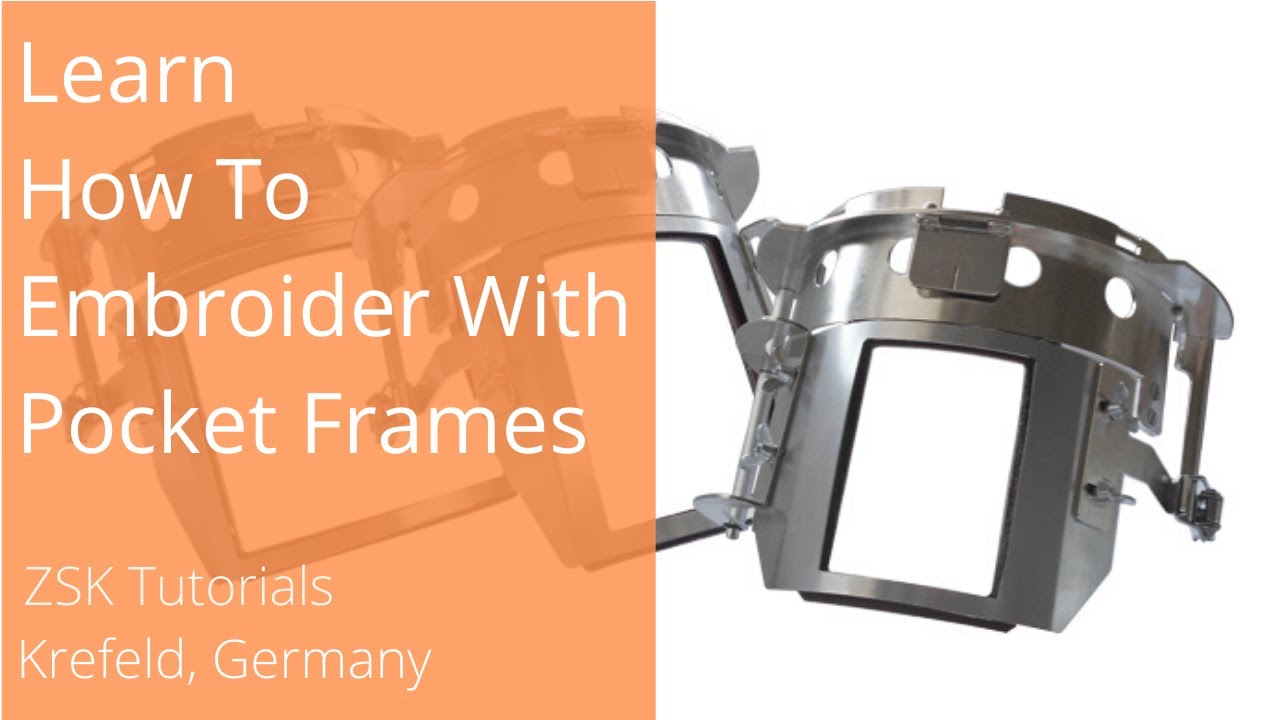 Learn How To Embroider Using ZSK Pocket Frames - YouTube