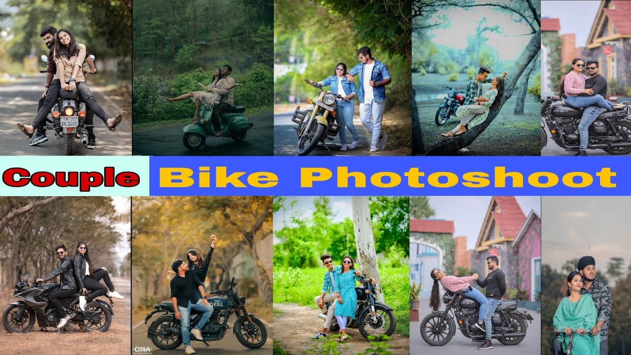 Couple Photo Bike Poses ||Amazing Super Bike Photoshoot Pose For Cute ...