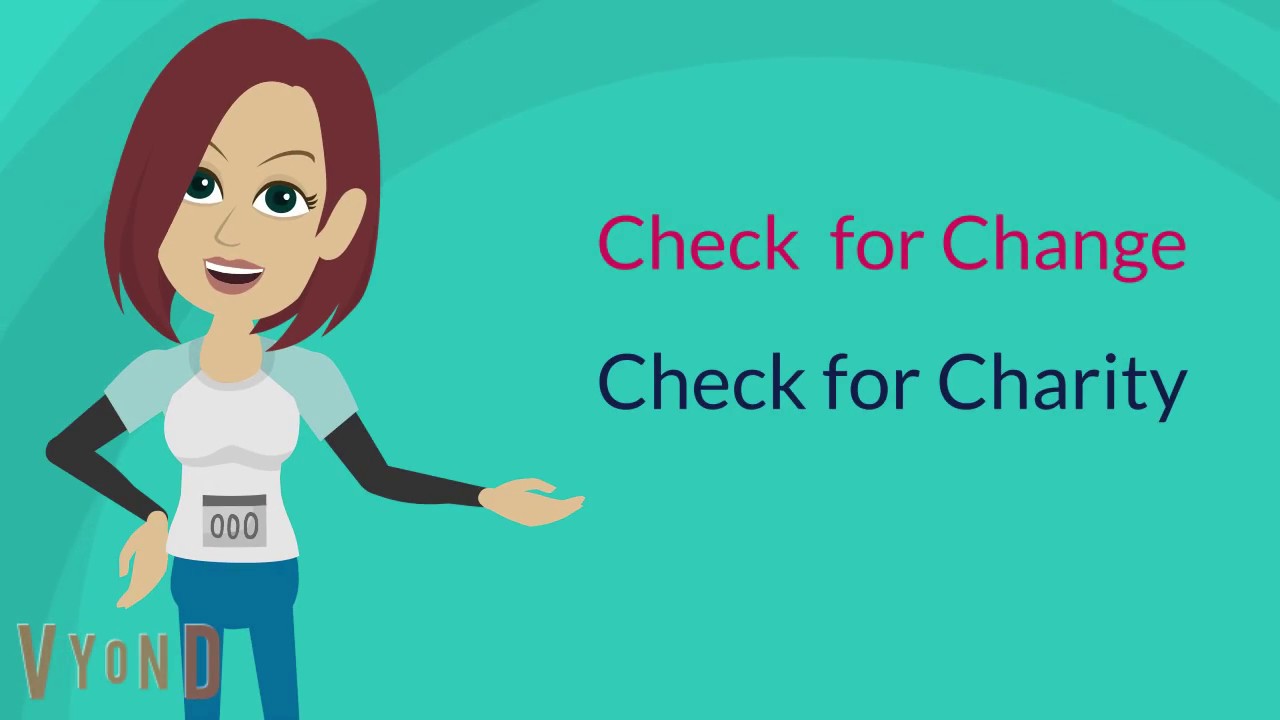 Check for Change. Check for Charity - YouTube