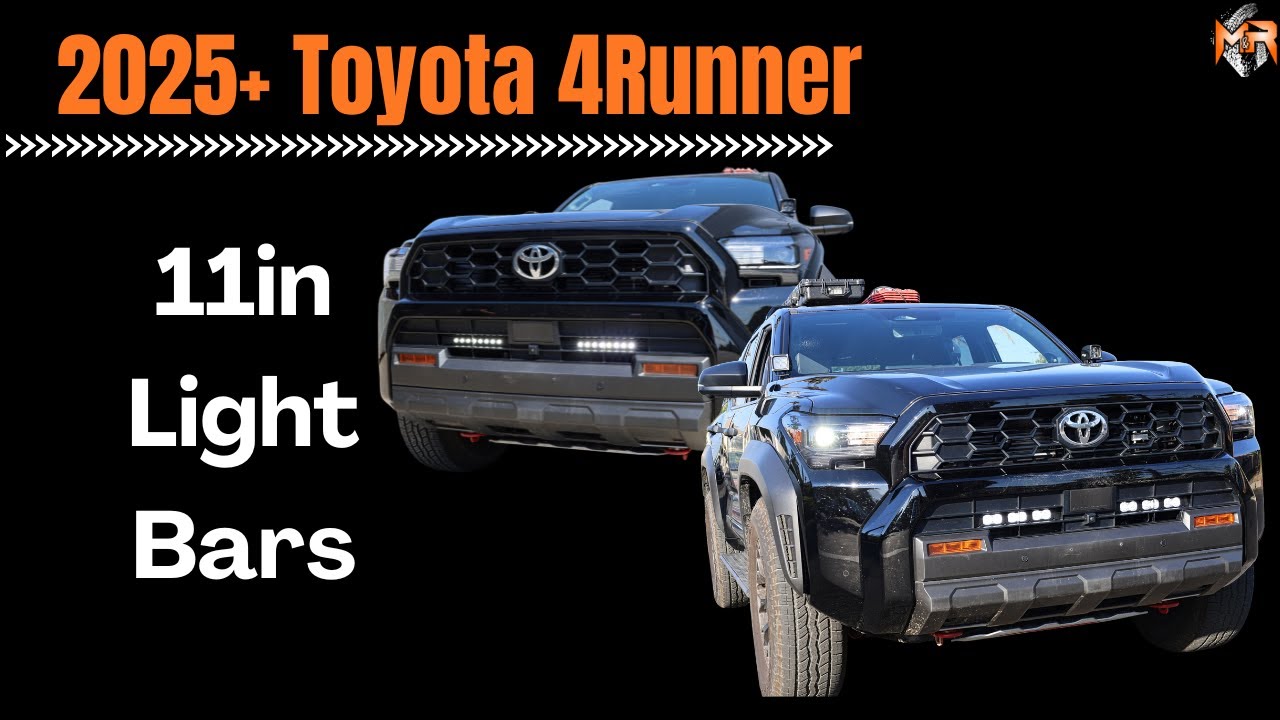 2025+ Toyota 4Runner 11in Light Bars Install | Full Tutorial by M&R ...