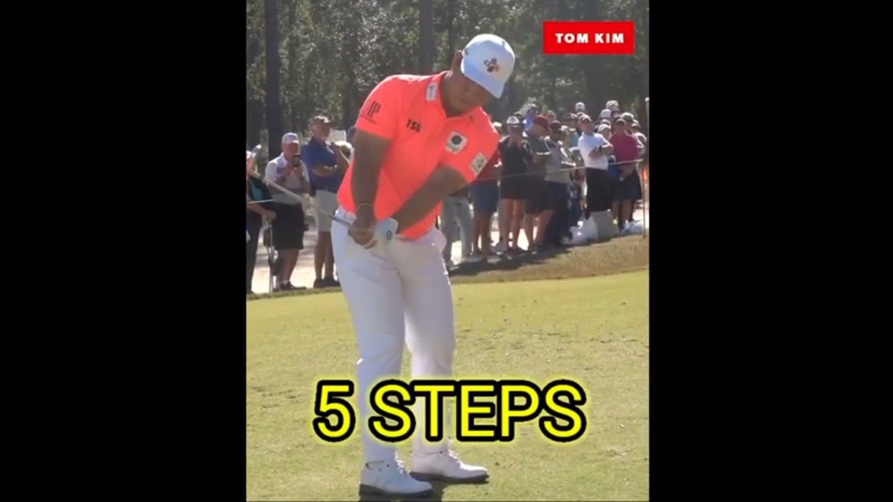 Tom Kim Hottest Player Preshot Routine - 5 Sequence Swing - YouTube