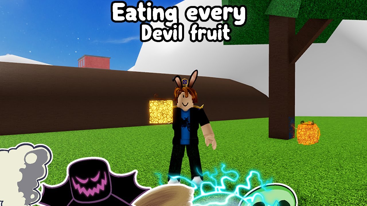 I Got Legendary Fruit !! Eating Every Devil Fruit I Find In Blox Fruits ...