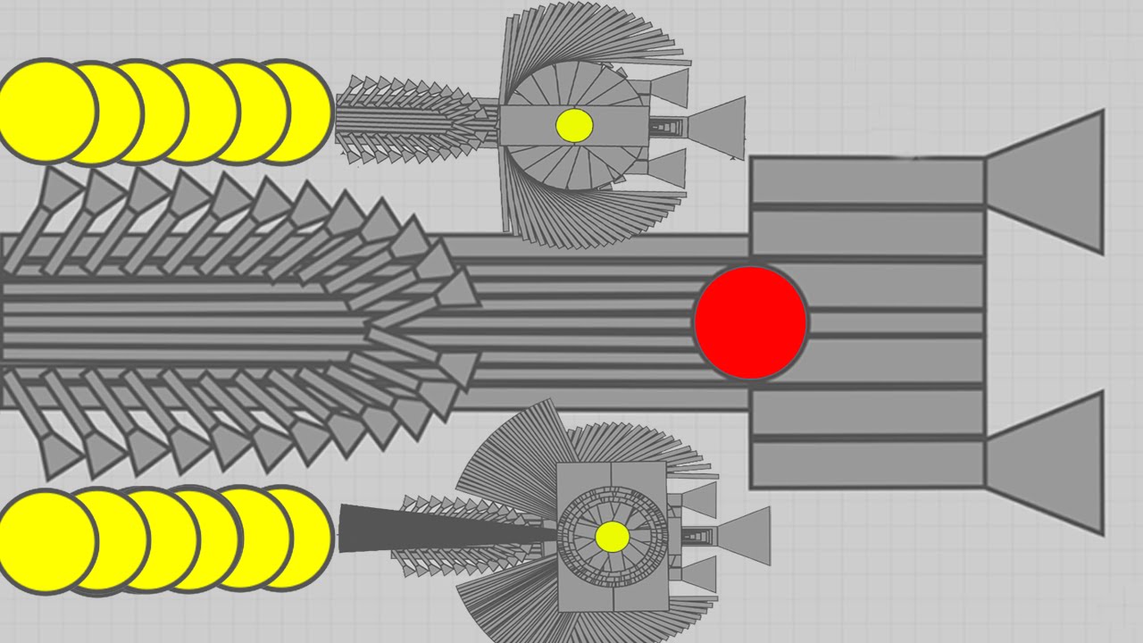 Diep.io Evolution Of SUPER SPACE SHIP BOSS Tank! - YouTube