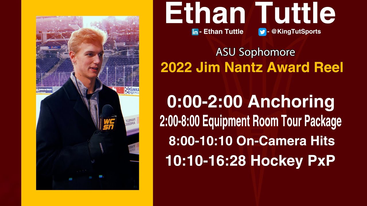 Ethan Tuttle 2022 Jim Nantz Award Reel Submission - YouTube