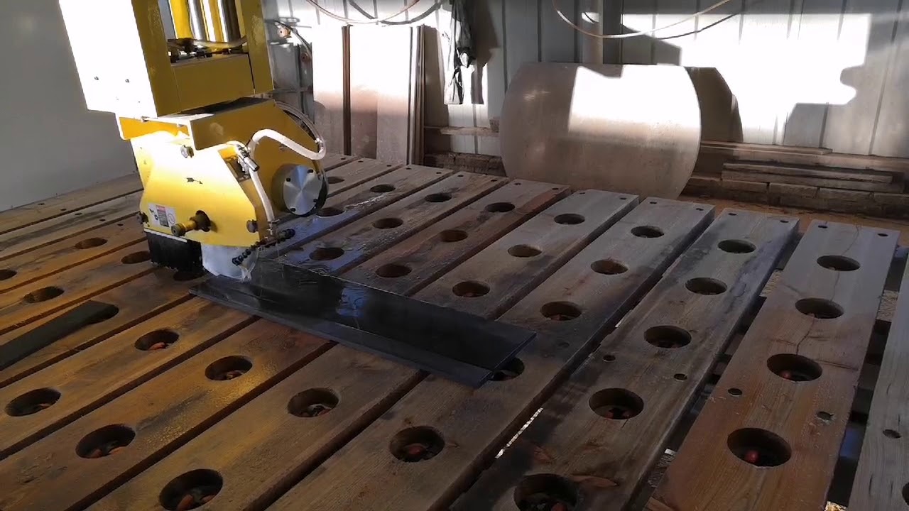 OSC-TITAN CNC 5 Axis Stone Cutting Machine Straight 0007 - YouTube