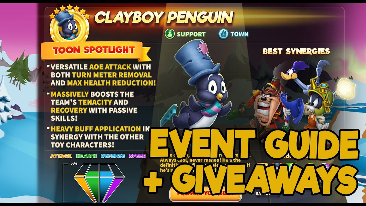 CLAYBOY PENGUIN EVENT GUIDE AND GIVEAWAYS - LOONEY TUNES WORLD OF ...