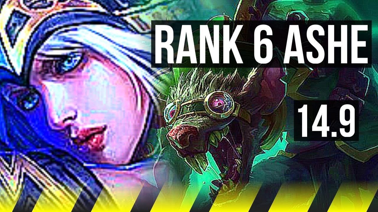 ASHE & Thresh vs TWITCH & Zac (ADC) | Rank 6 Ashe, Dominating | JP ...