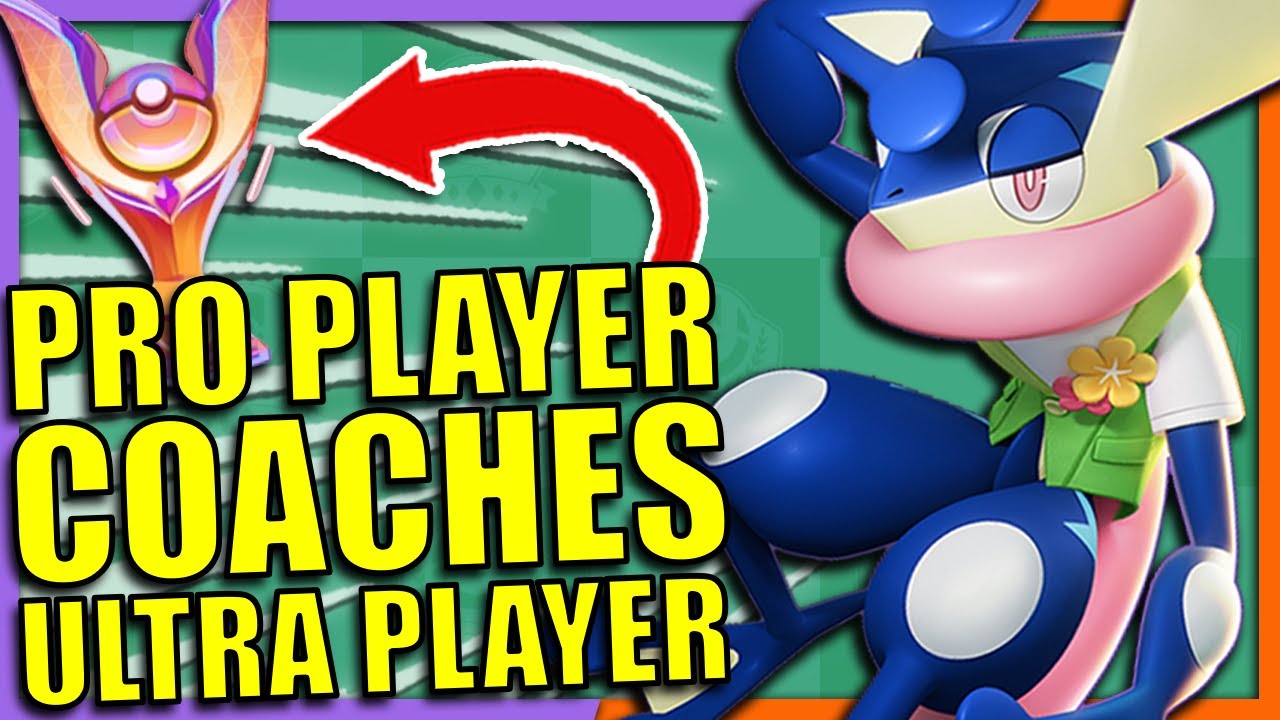TOP POKEMON UNITE PLAYER COACHES ULTRA 3 RANK GRENINJA - YouTube