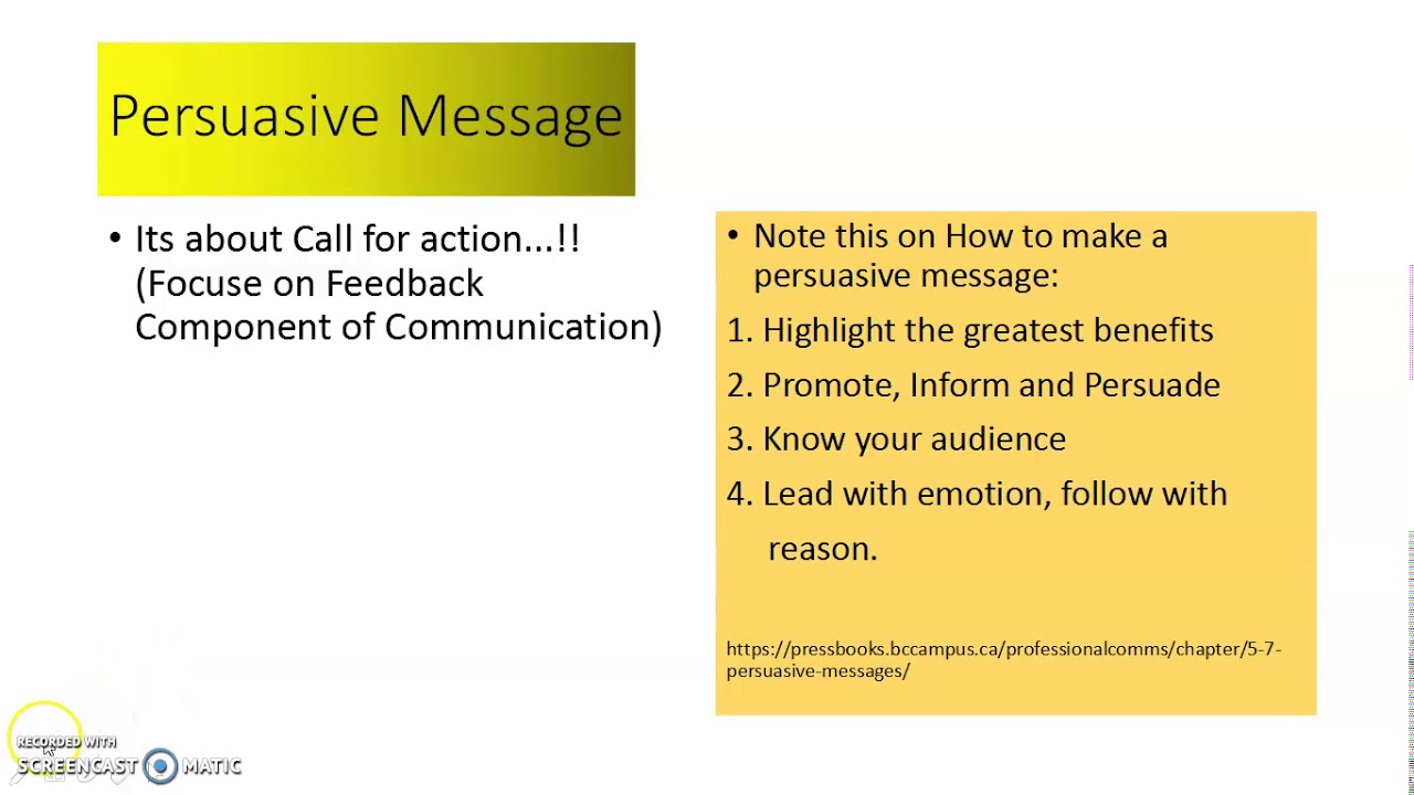 Writing Positive, Negative and Persuasive Messages - YouTube