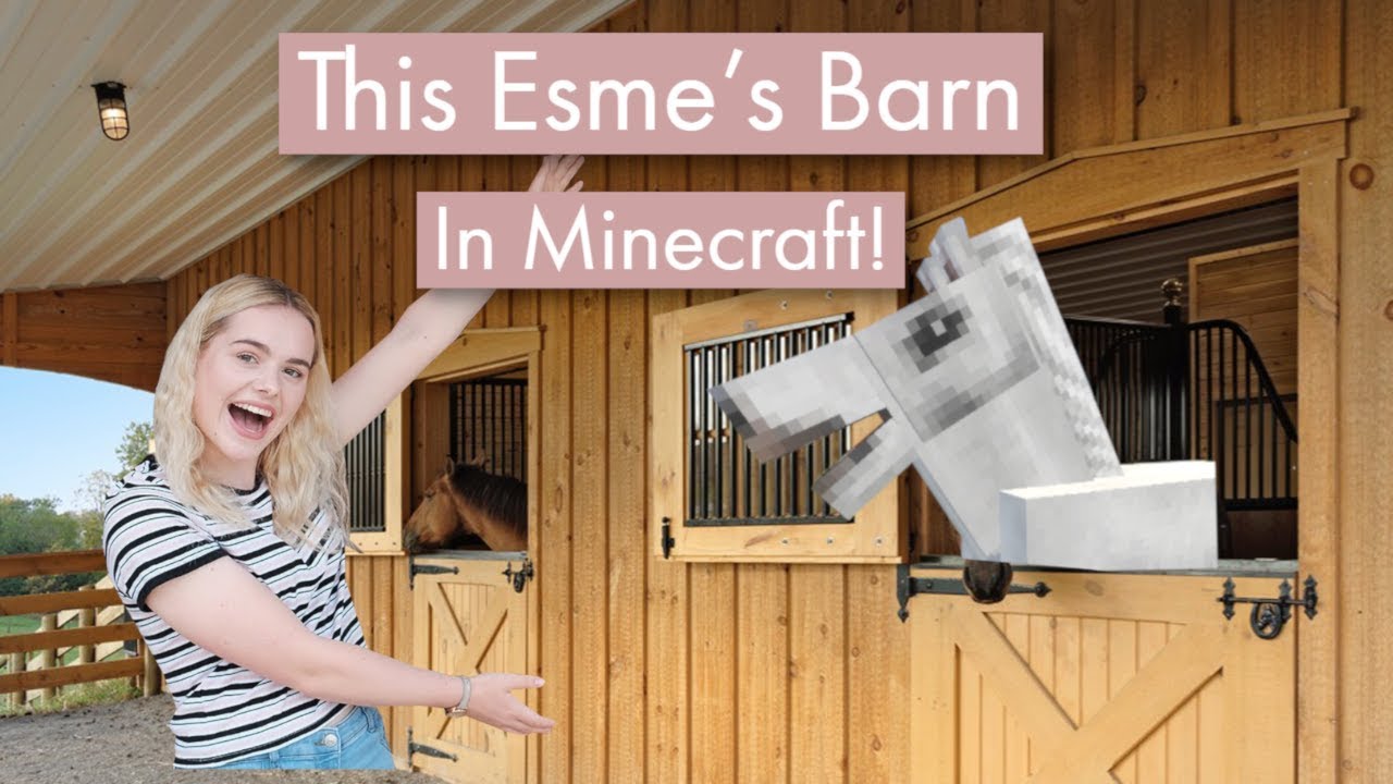 This Esme's Barn in Minecraft! - Barn Tour | Pinehaven - YouTube