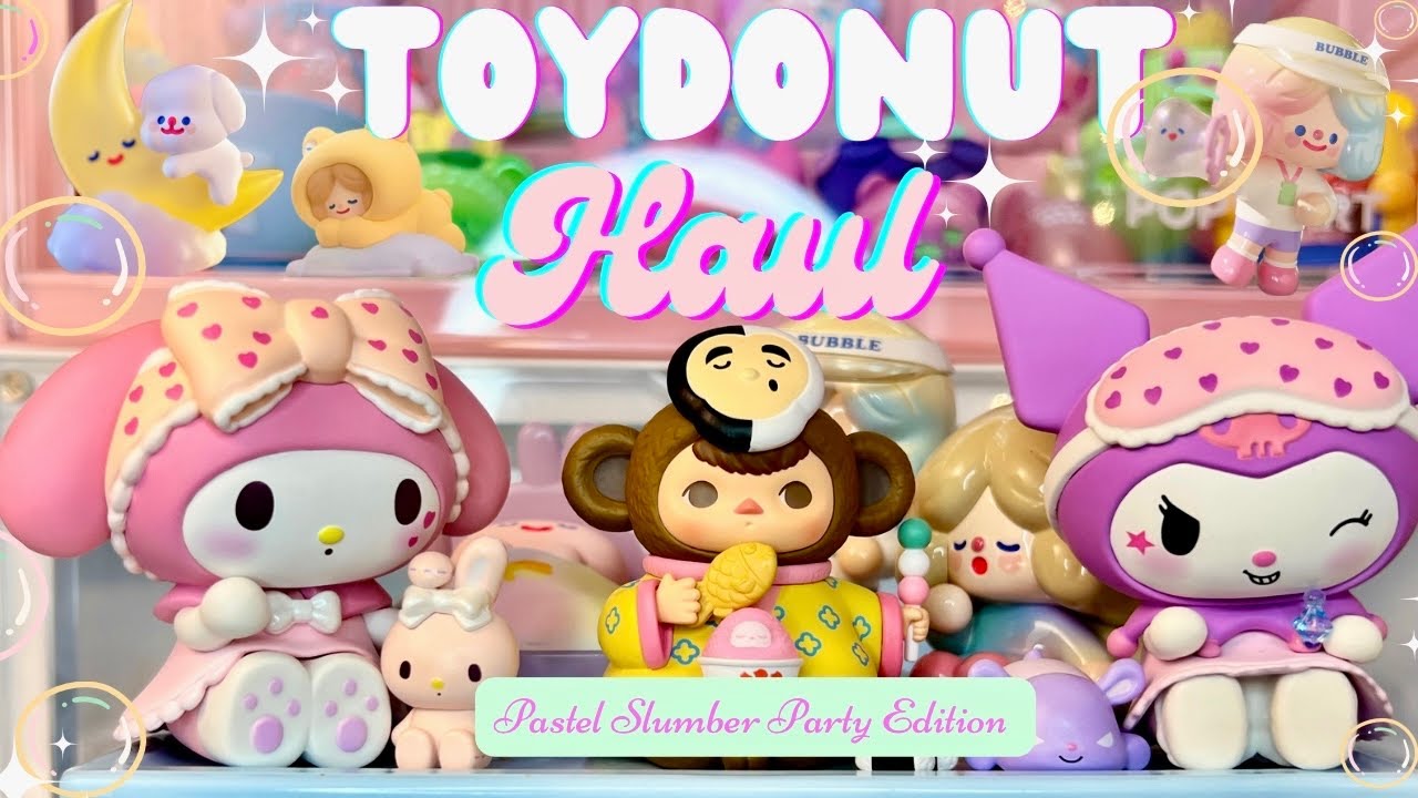 ToyDonut Blind Box Unboxing: Pastel Slumber Party Haul - YouTube