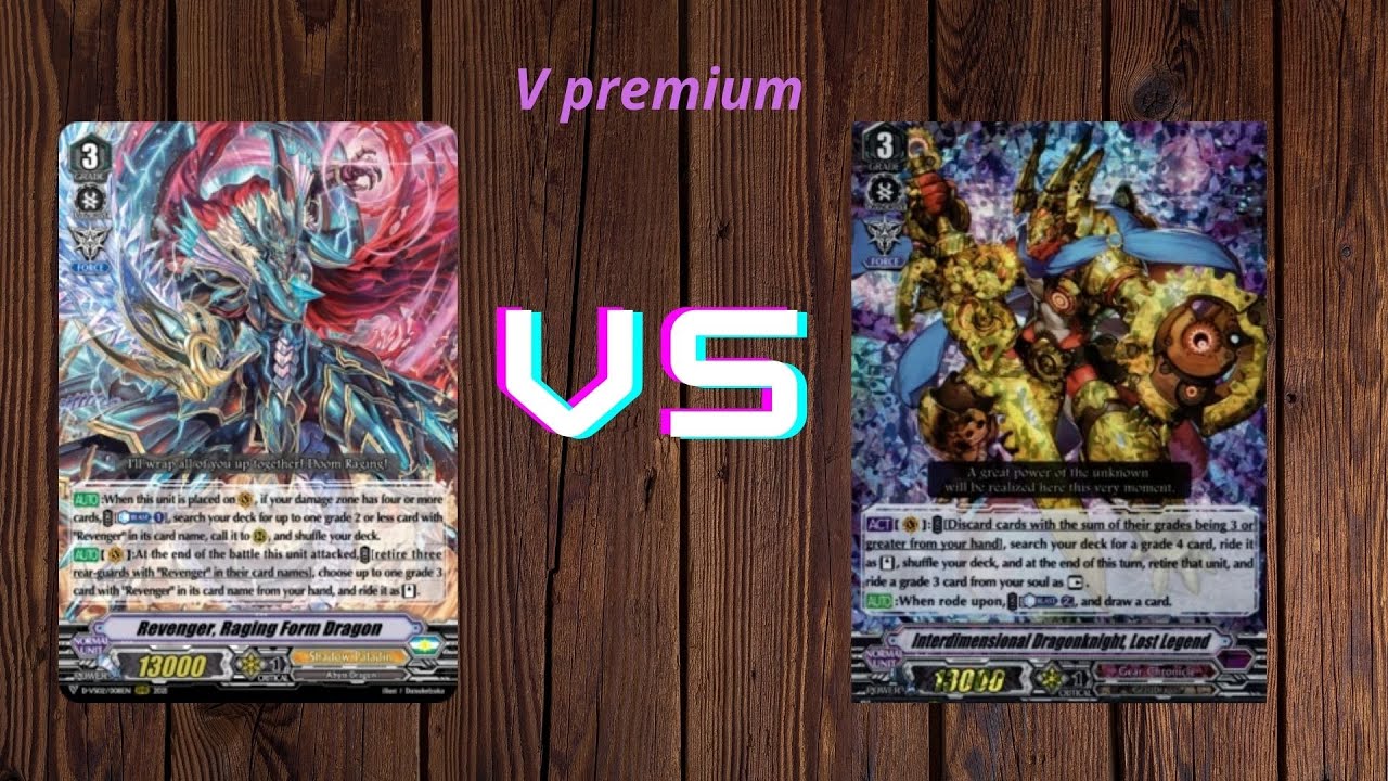 Cardfight Vanguard V, (Shadow Paladin) Raging Form Dragon vs Lost ...
