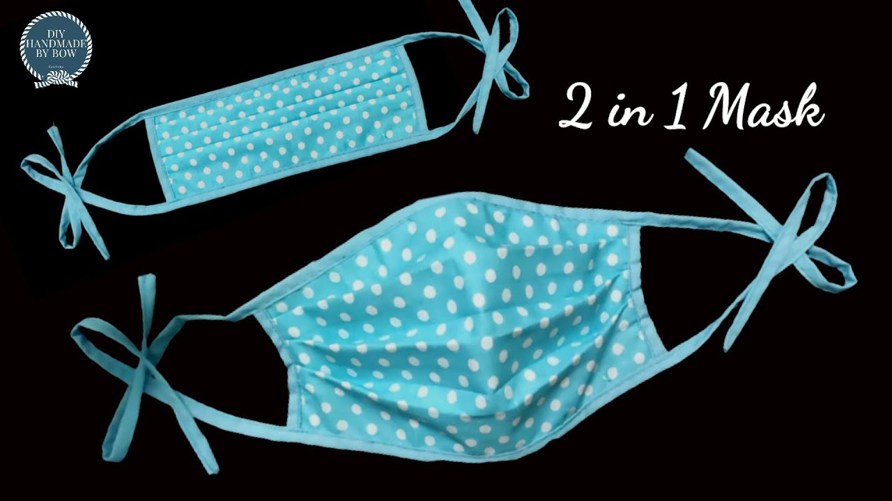 How to sew a medical face mask / Updated pleated face mask tutorial ...