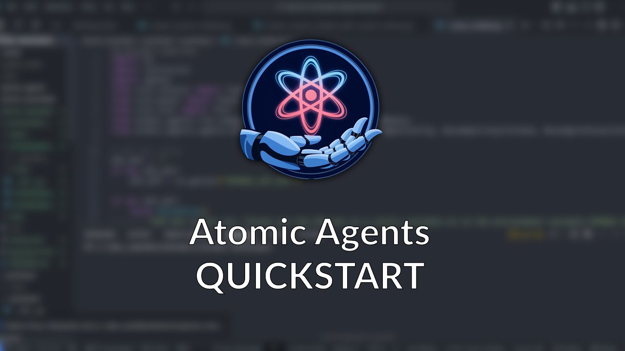 Atomic Agents Quickstart Coding Agentic Ai With Ease Youtube