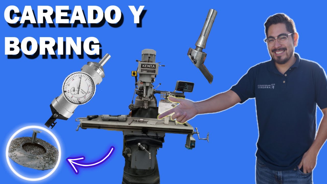 COMO HACER CAREADO, CENTRADO Y BORING EN FRESADORA #ingeniería # ...