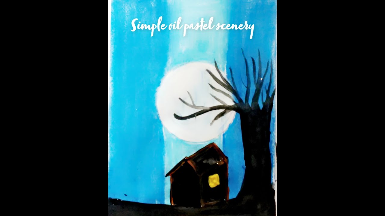 Easy oil pastel scenery/drawing ideas/kids artland. - YouTube