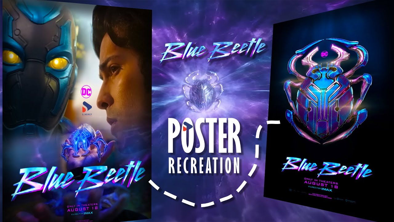 Blue Beetle - Poster Recreation | DC Studios | Created by S-Honey ...