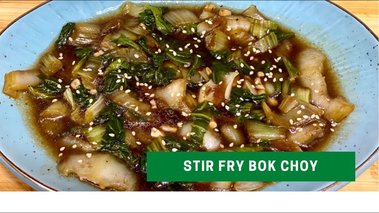 Stir fry Bok Choy | Bok Choy Recipe | Healthy recipe | Bok Choy with ...