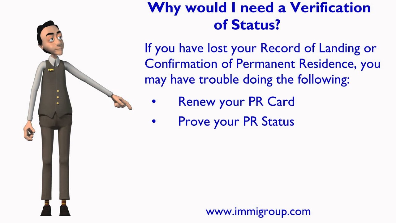 Why would I need a Verification of Status? - YouTube