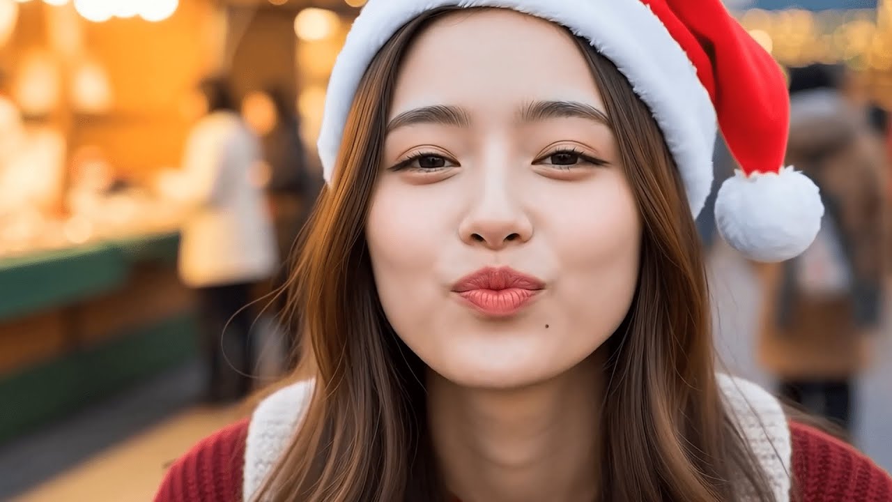 🌸Beautiful Japanese girl at Christmas - Chill Pop Vibes | Transparency ...