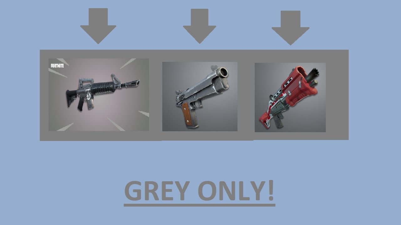 THE GREY GUNS ONLY CHALLENGE IN FORTNITE - YouTube