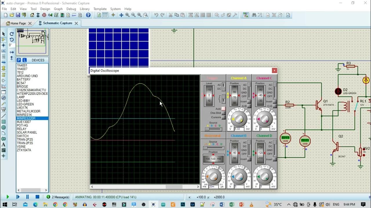 Solar Inverter Design | Solar Energy Projects | Proteus Software ...
