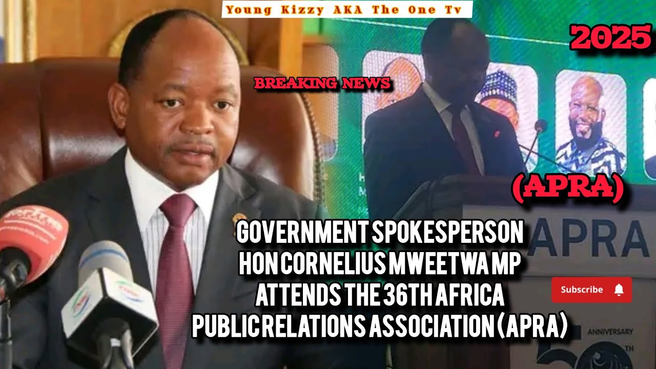 Spokesperson Hon Cornelius Mweetwa MP Attends The 36th Africa Public ...