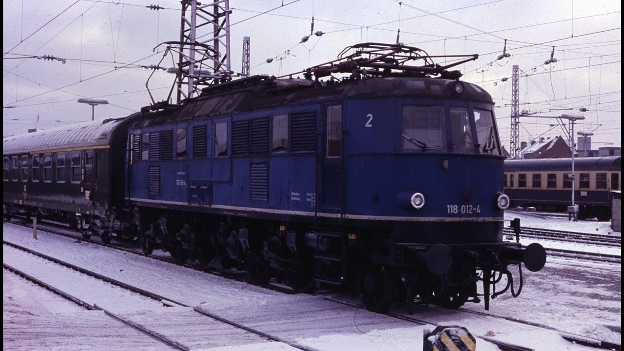 Die E18 Baureihe 118 und E04 Baureihe 104 in den 1980ern - YouTube