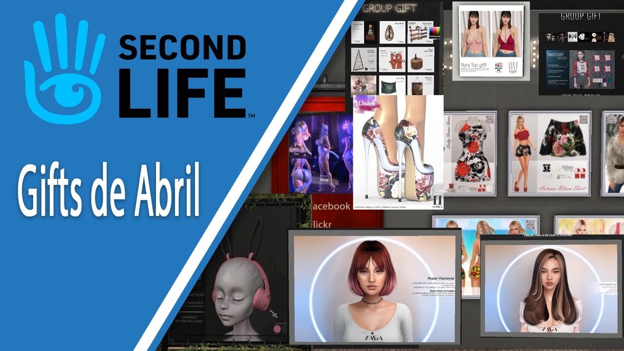 Second Life Gifts de Abril - YouTube