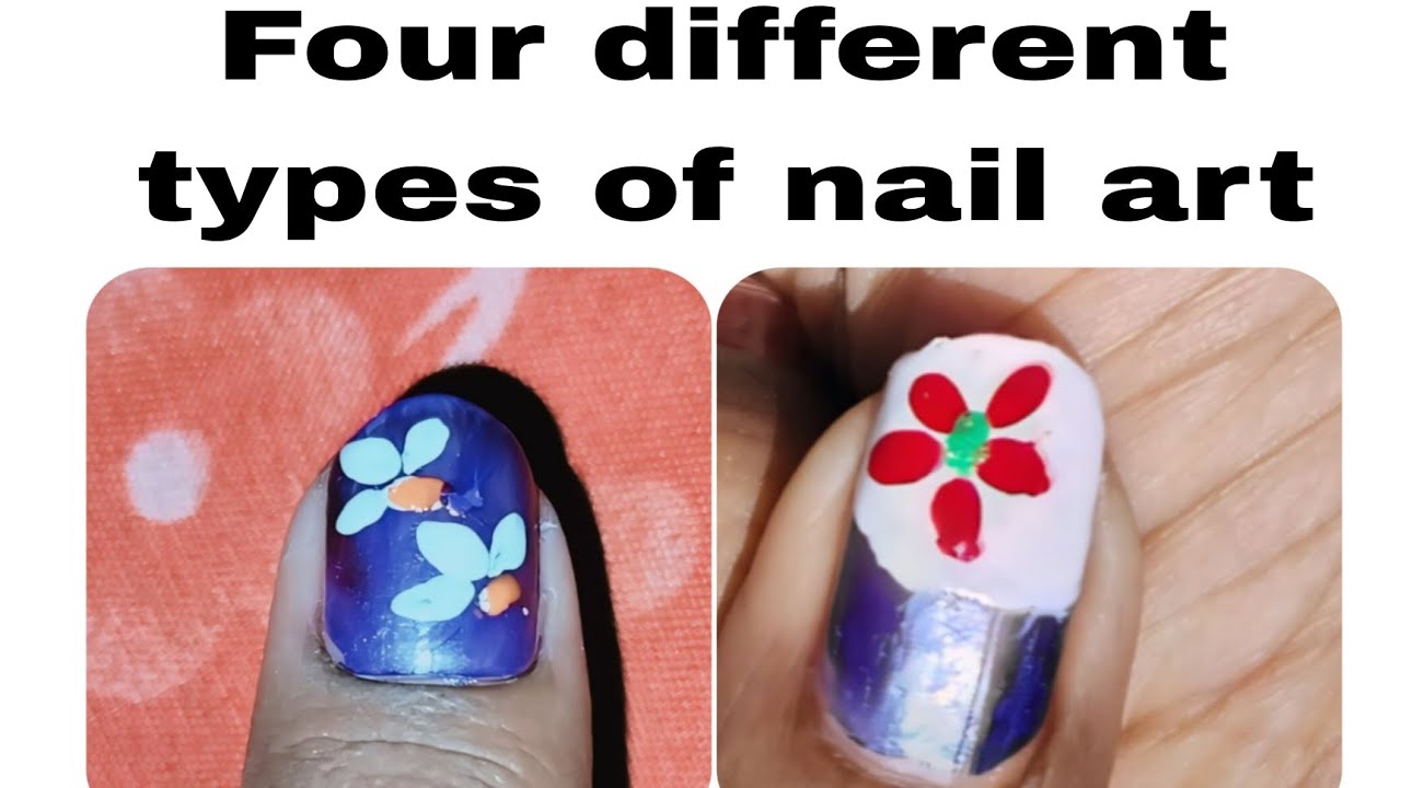 Mainy types of easy nail art designs at home #nailtech #nailtutorial # ...