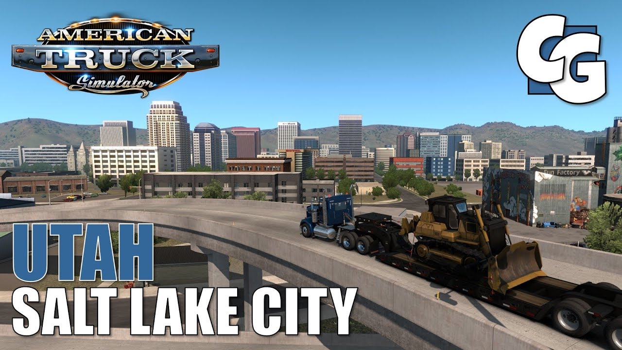Salt Lake City - Utah DLC - ATS 1.36 Beta (No Mods) - YouTube