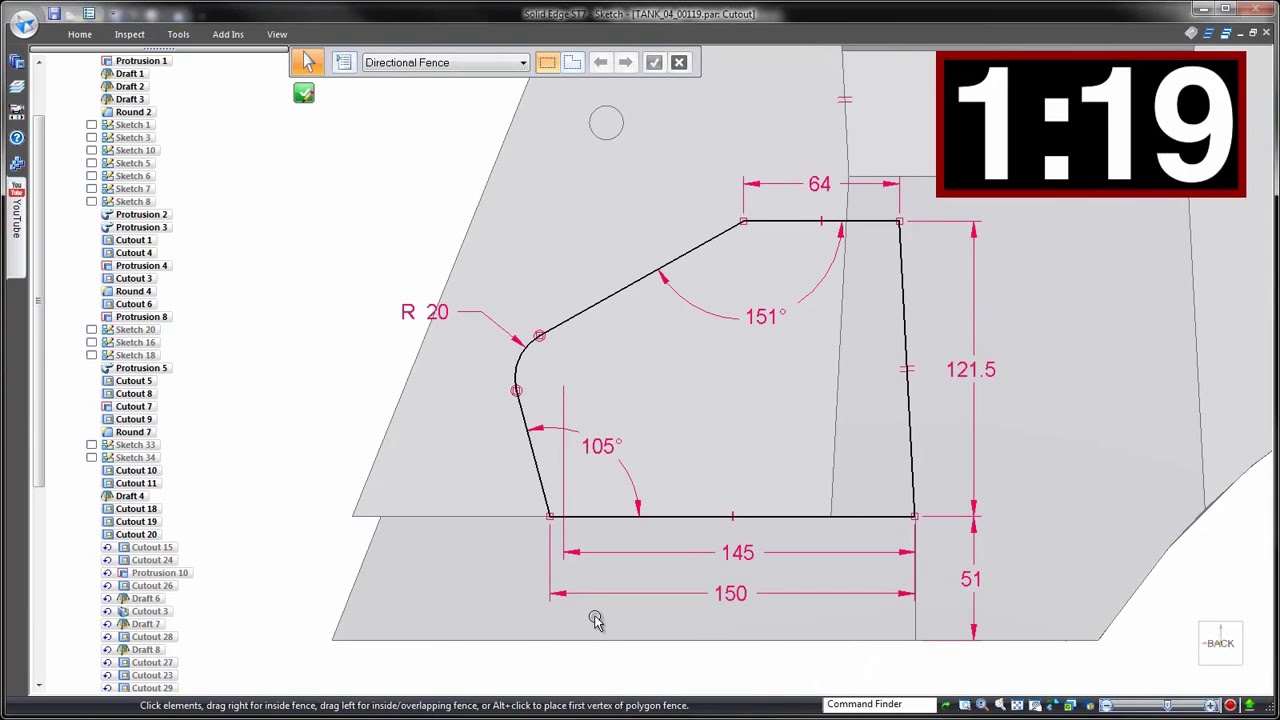 Unexpected Design Changes- Siemens Solid Edge Tutorial - YouTube