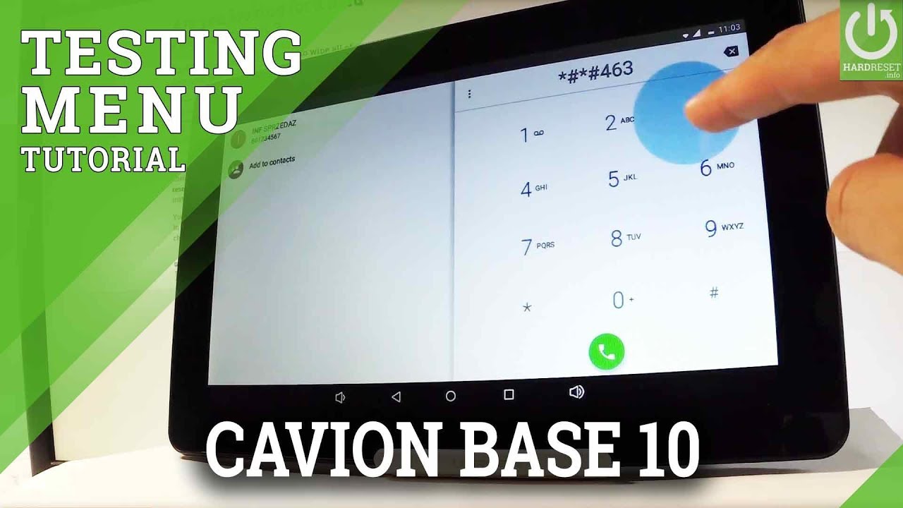 CAVION Base 10 TESTING MENU / Hidden Mode / Tablet Info - YouTube
