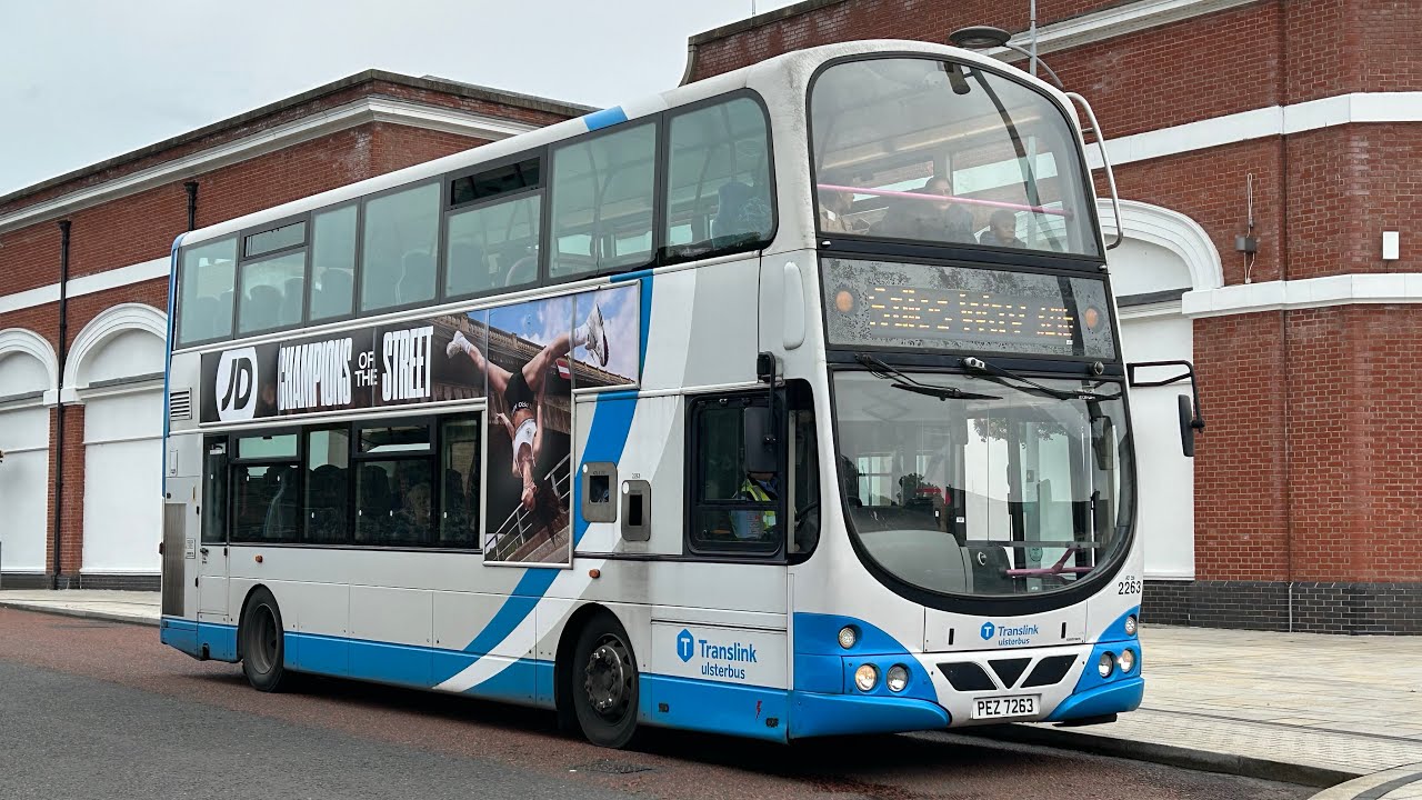 Translink Ulsterbus Volvo B9TL Gemini 1 2263 (Route 321b) - YouTube