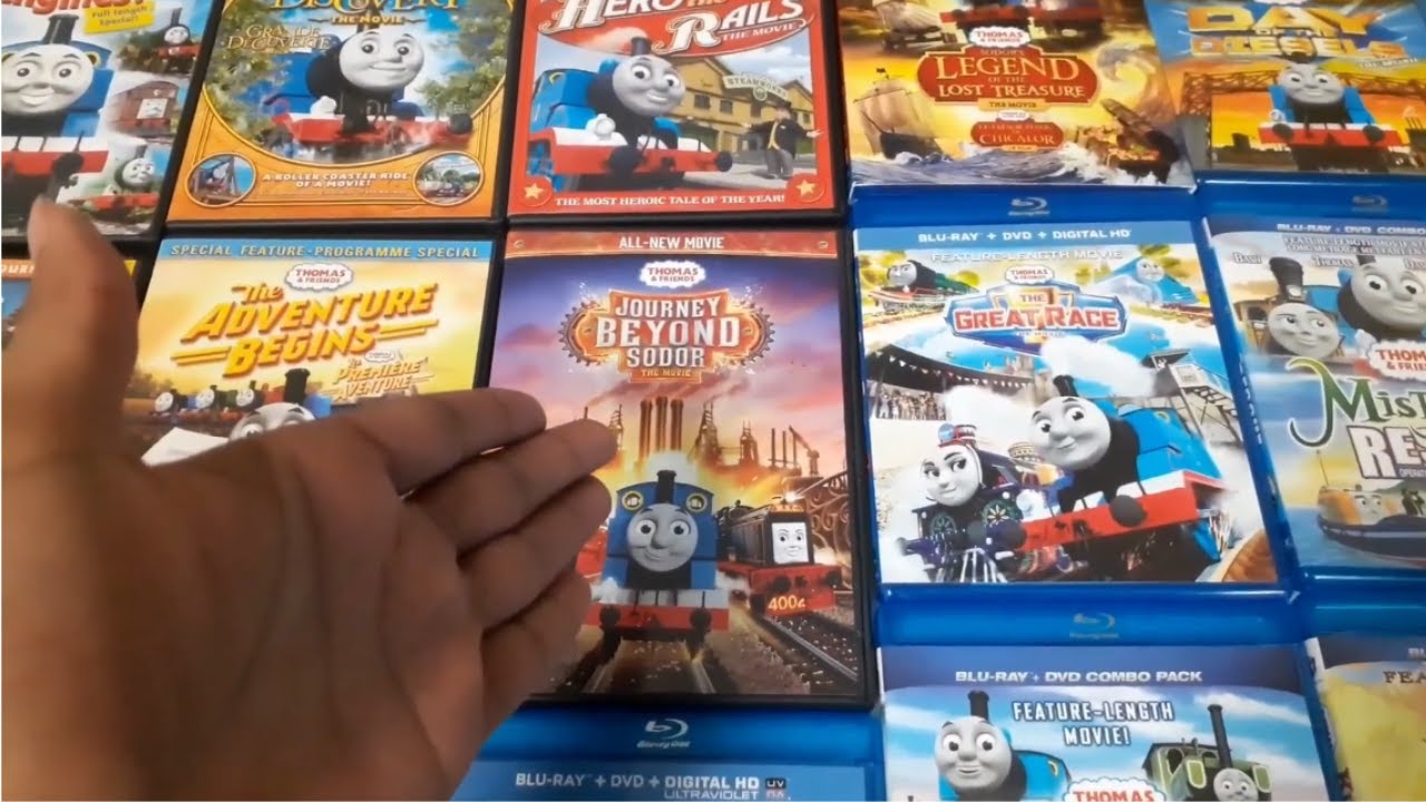 OUR COMPLETE THOMAS AND FRIENDS HIT ENTERTAINMENT DVD AND BLU RAY MOVIE ...