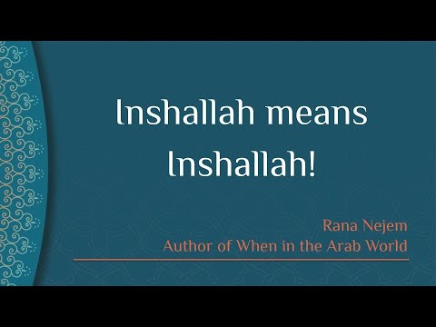 Inshallah means inshallah #WhenintheArabWorld - YouTube