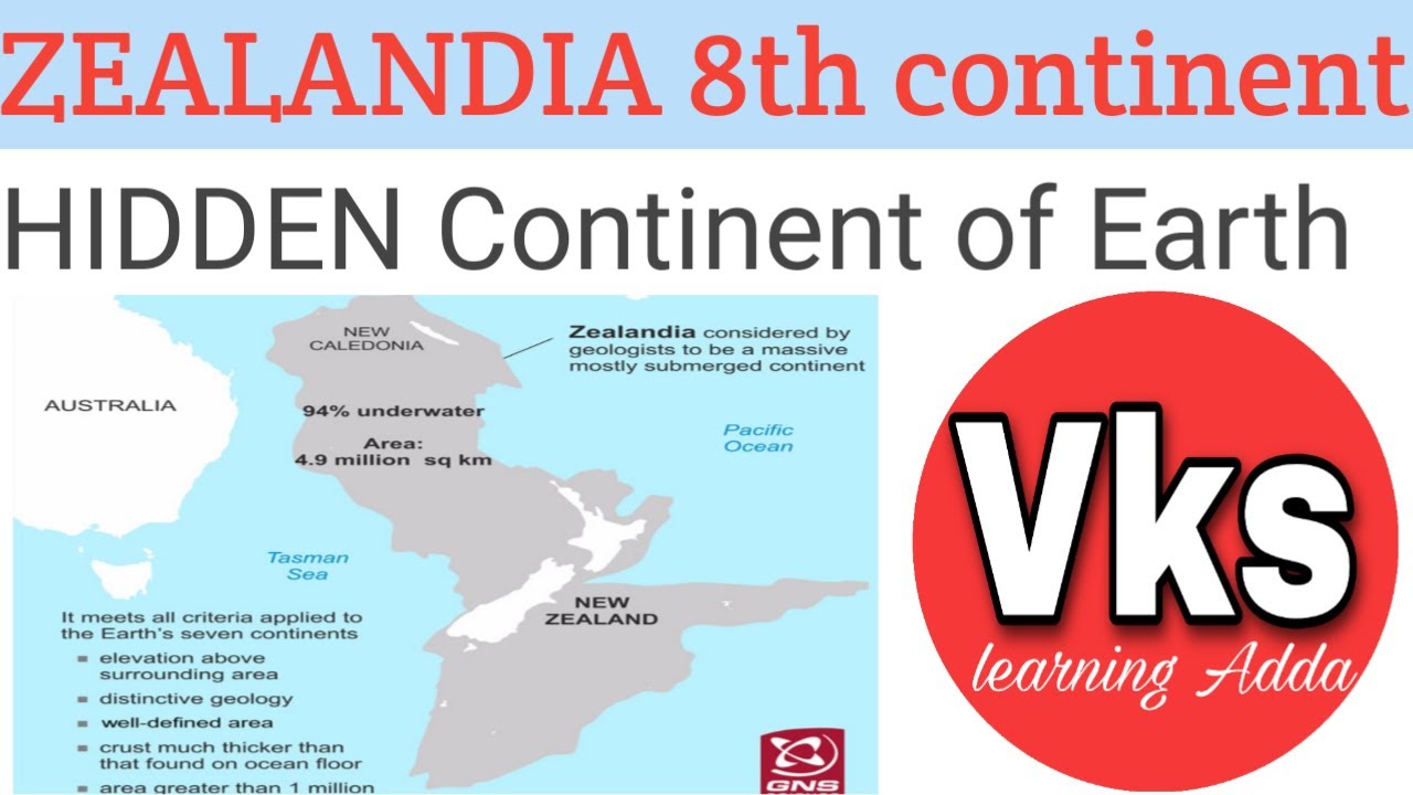 Zealandia 8th continent of the world, Hidden continent of earth - YouTube