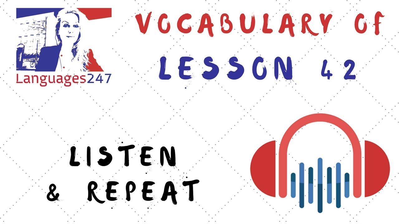 Lesson 42 Vocabulary - Learn English - Pre-Intermediate Level A2 - YouTube