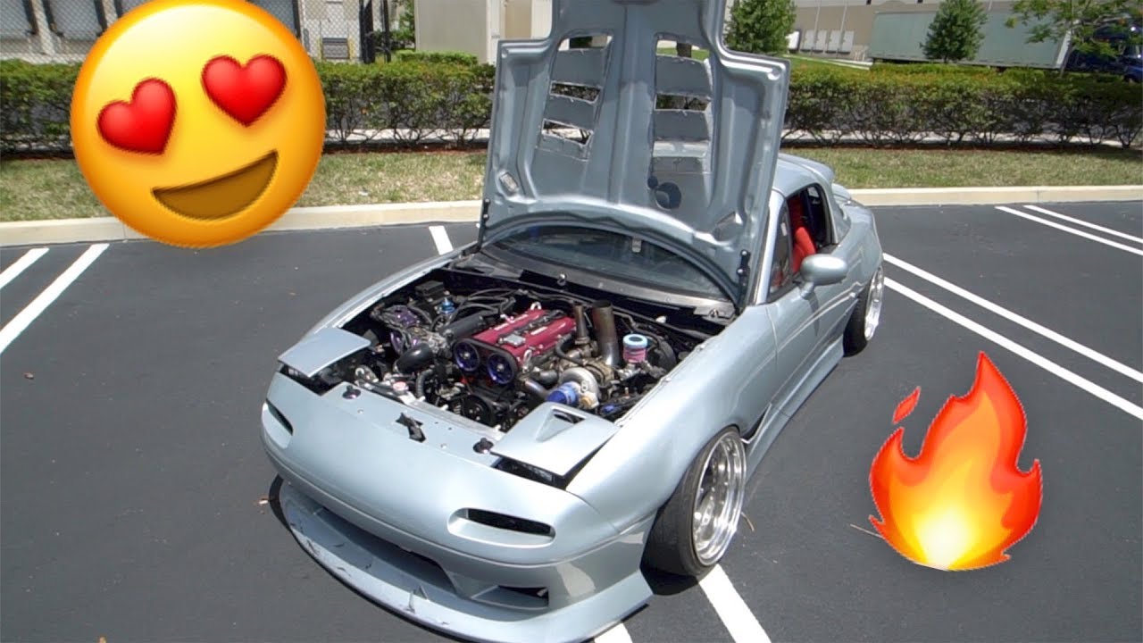 SICKEST STANCED TURBO MIATA EVER! - YouTube