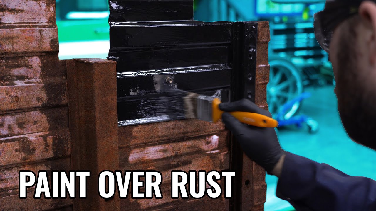 How To Paint Over Your Rusty Truck Bed! - YouTube