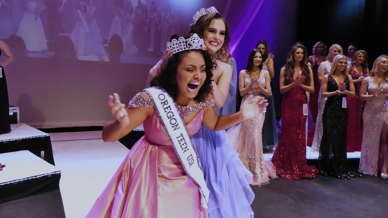 Miss Oregon Teen USA 2020 Crowning Moment - YouTube