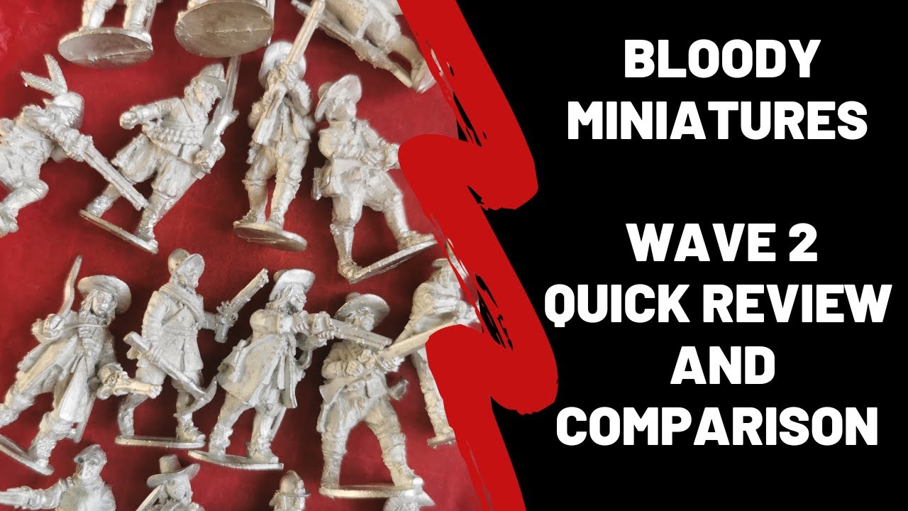 Bloody Miniatures: Wave 2 Quick Review & Comparison - YouTube