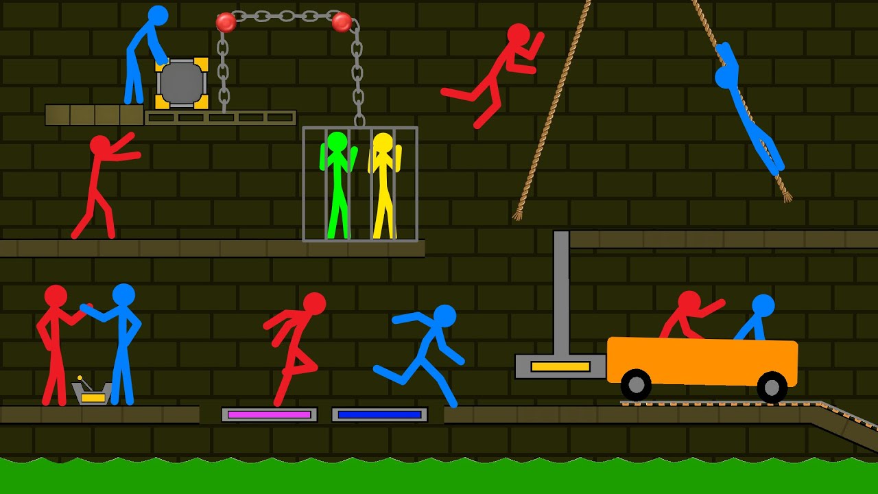 The Epic Adventure - Watergirl and Fireboy | Stick Action #stickaction ...