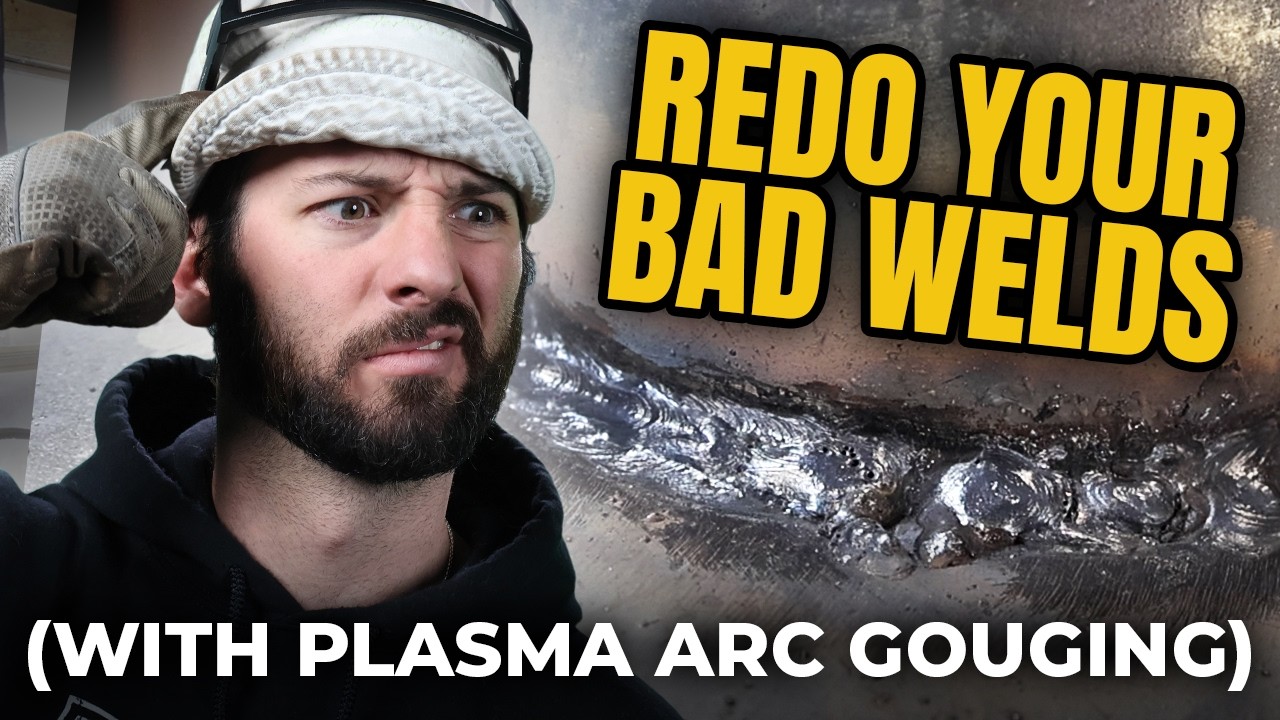 The Easiest Way To Remove Welds : Plasma Gouging 101 - YouTube