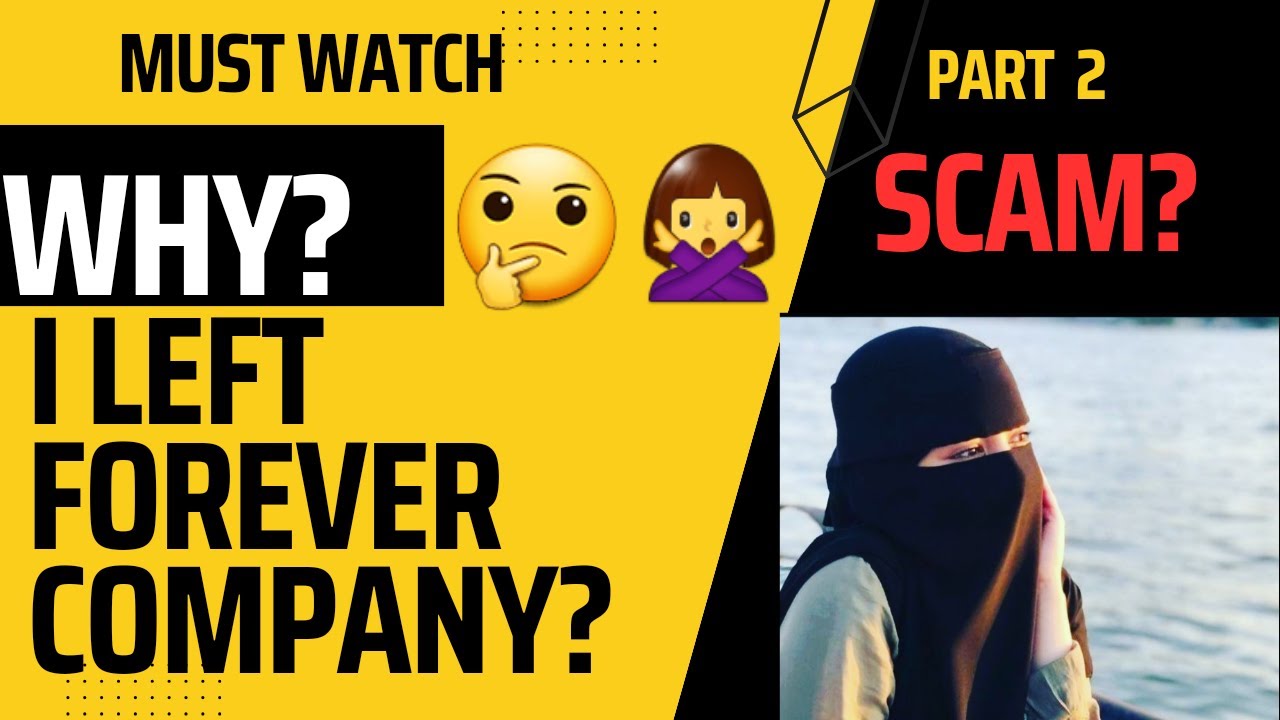 Why I left forever living company?a big scam😡/and join Entrepreneur hub ...