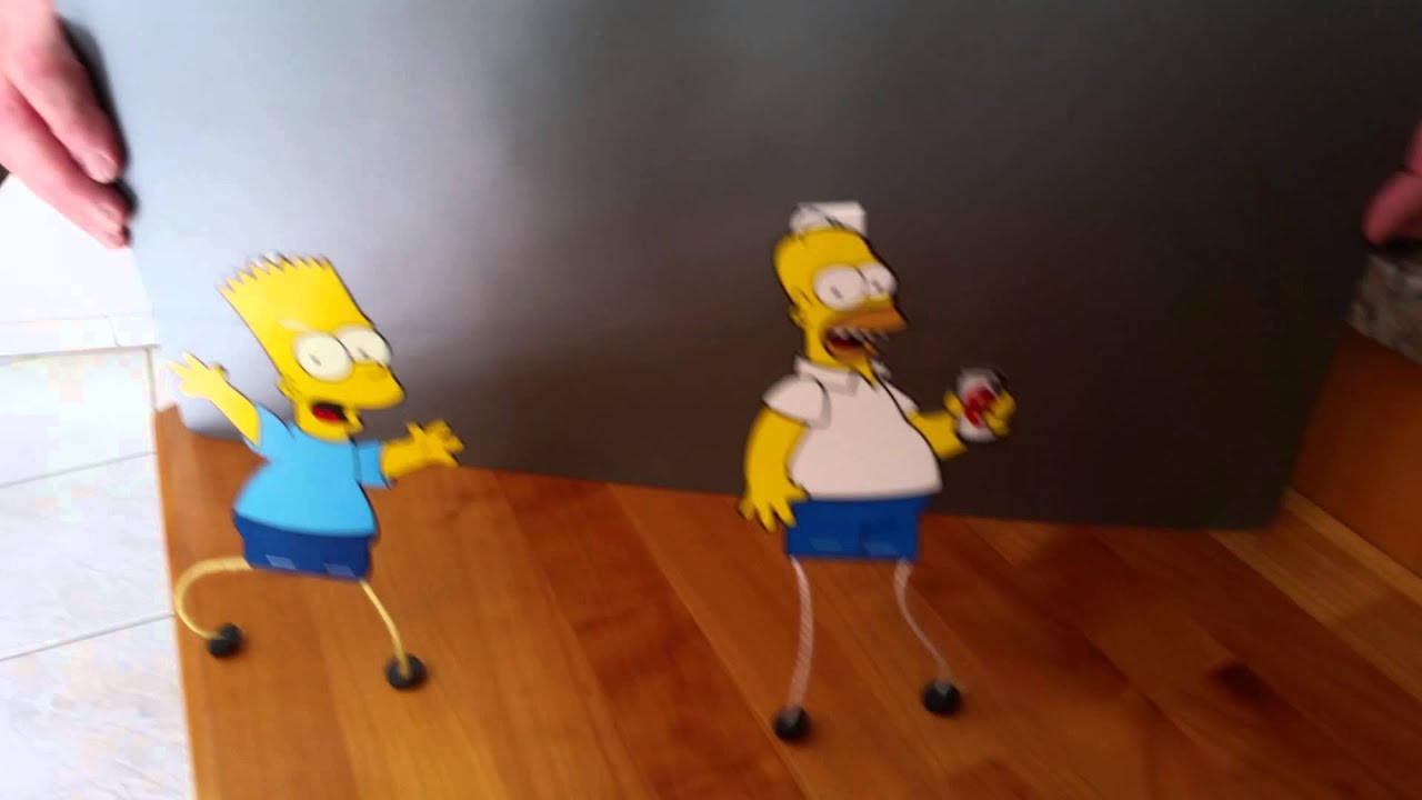 Magic Puppets dancing Simpsons how its done - YouTube