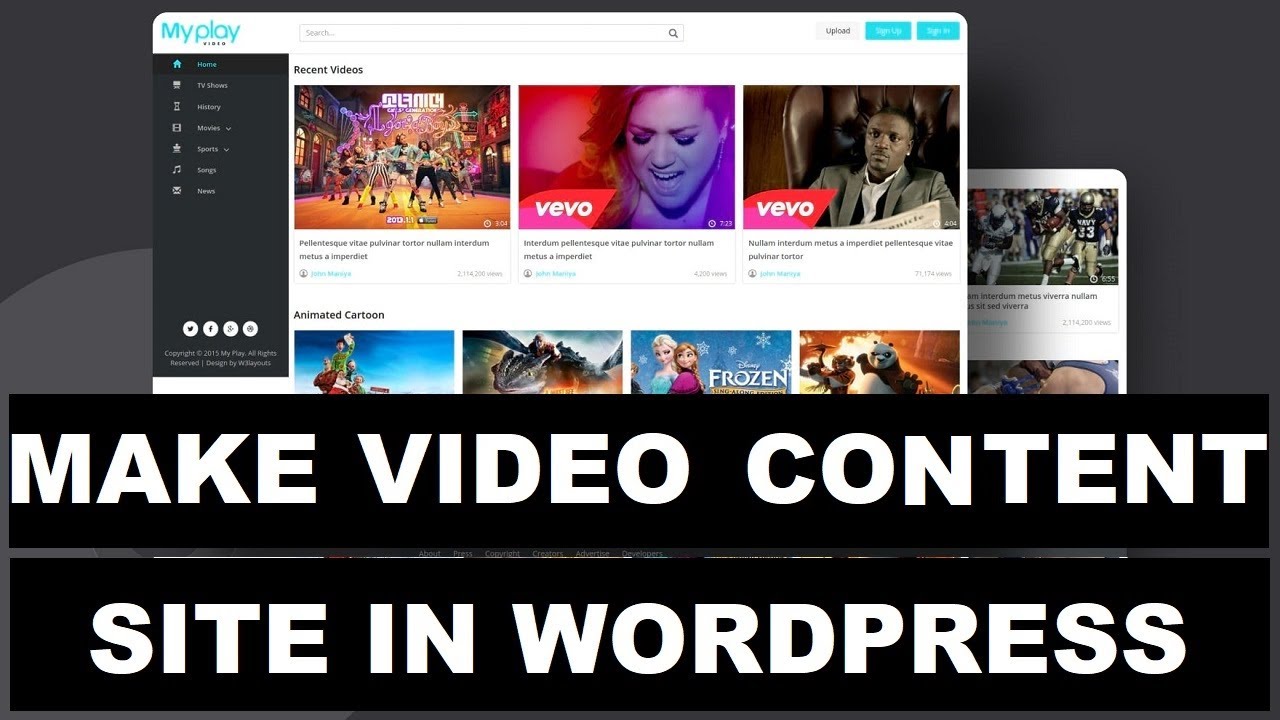 A Guide of Making a Video Content Website in WordPress - YouTube