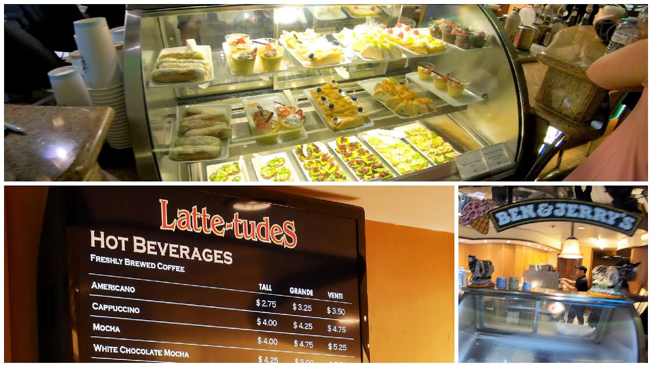 Royal Caribbean Café Latte-tudes Food & Menus - YouTube