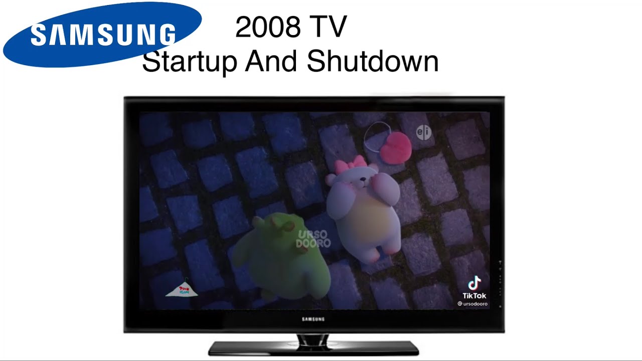 Samsung 2008 TV Startup and Shutdown - YouTube