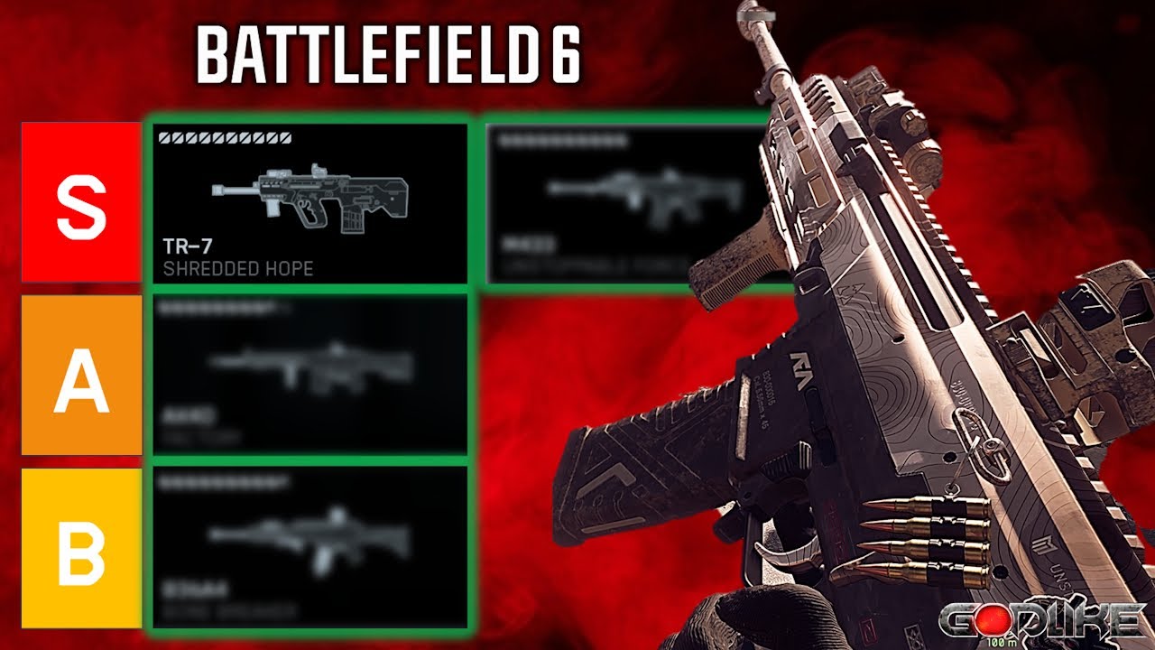 RANKING ALL Battlefield 6 ASSAULT RIFLES - Tier List - YouTube